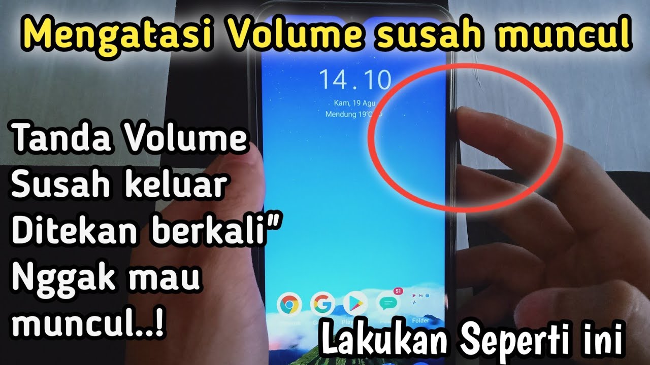 Cara Mengatasi Tombol Volume Hp Android Tidak Berfungsi/ Susah Muncul ...