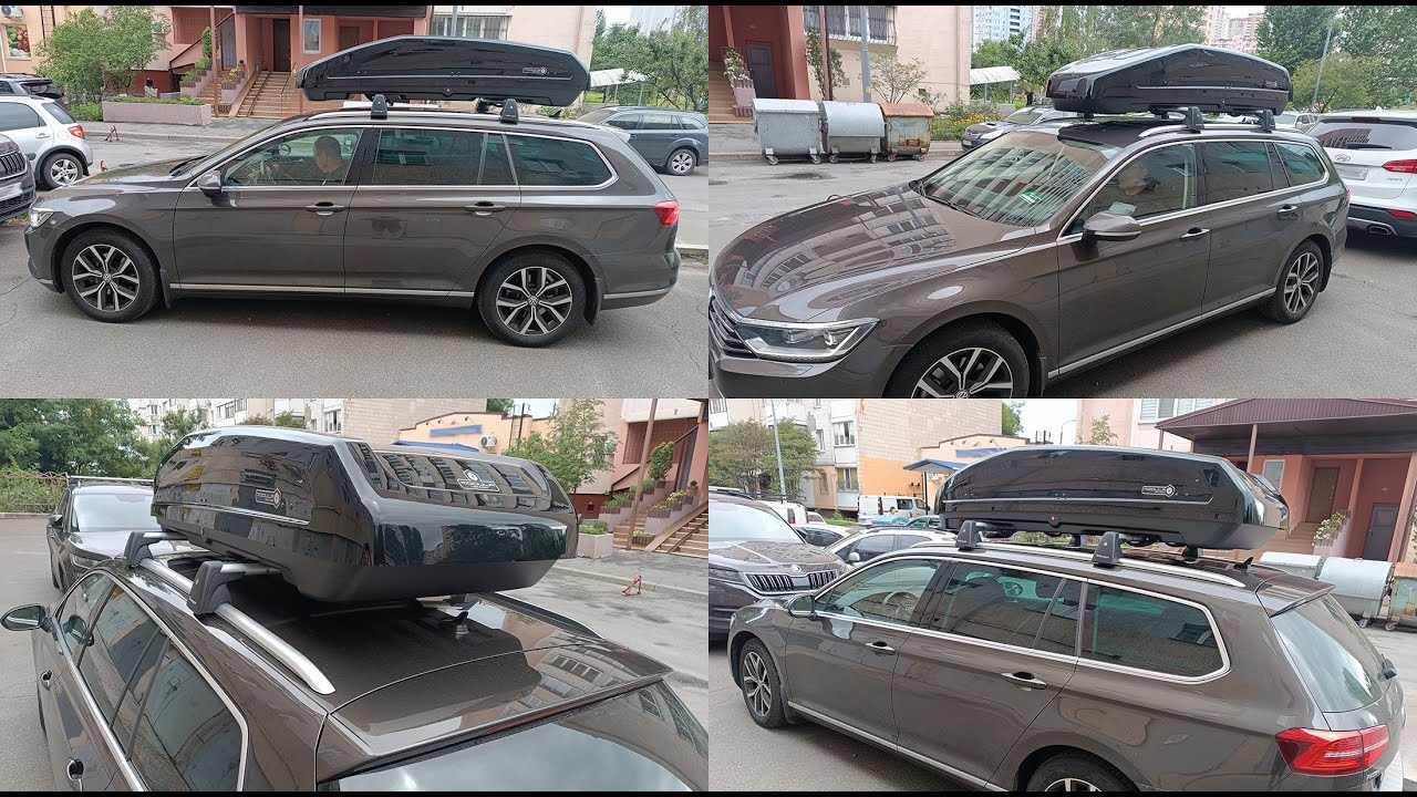 Rooftop Cargo Carrier VW Passat B8(3G) Variant Modula Evo 550 - YouTube
