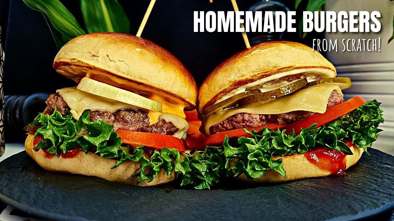 The Ultimate Homemade BURGERS Recipe - YouTube