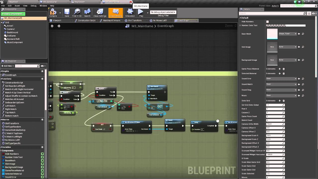 Match-3 Blueprint - Map Selection - YouTube