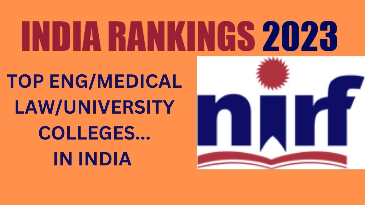 NIRF RANKING 2023 PUBLISHED - YouTube