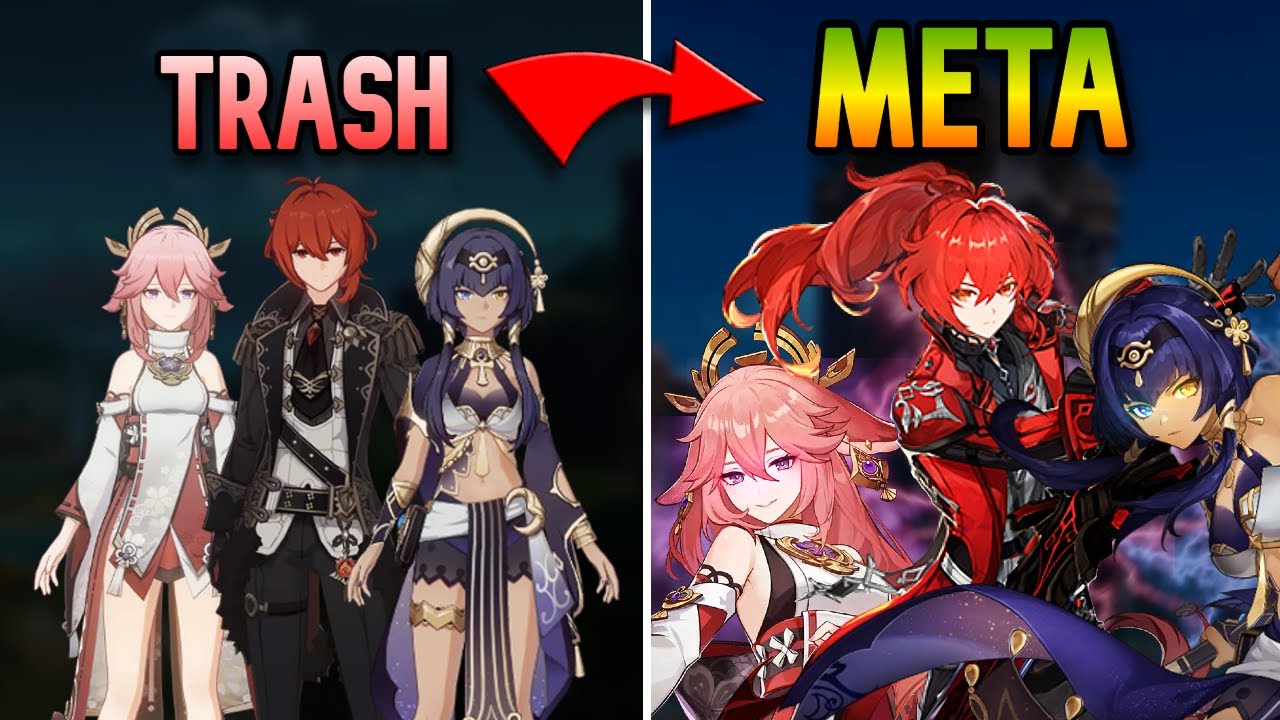 10 Genshin Characters Who Had The BIGGEST Comebacks (From Being Trash to Becoming Meta) - YouTube