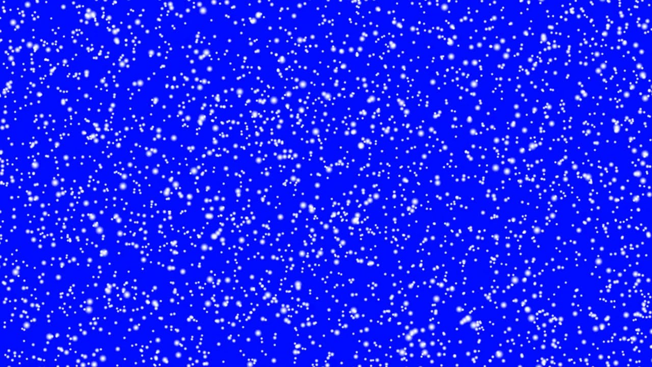 winter snow in blue screen free stock footage - YouTube