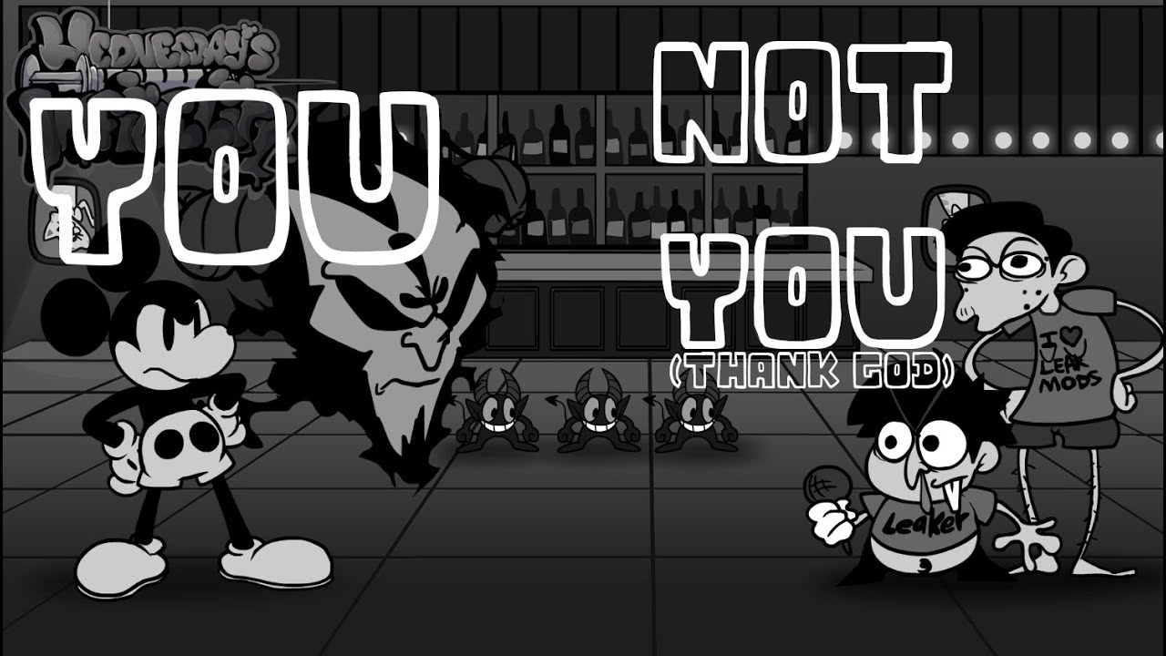 FNF Wednesday's Infidelity - Leak Ma Balls But You Play as Mickey and ...