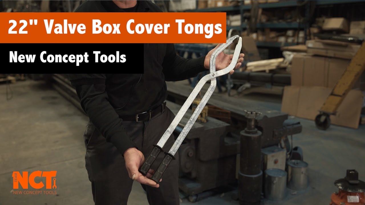 22" Valve Box Cover Tongs - YouTube