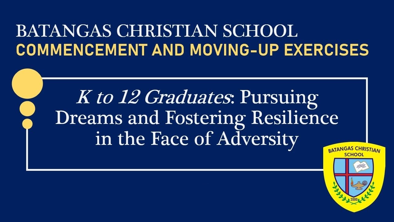 PRESCHOOL AND ELEMENTARY DEPARTMENT | GRADUATION RITES AND MOVING UP ...