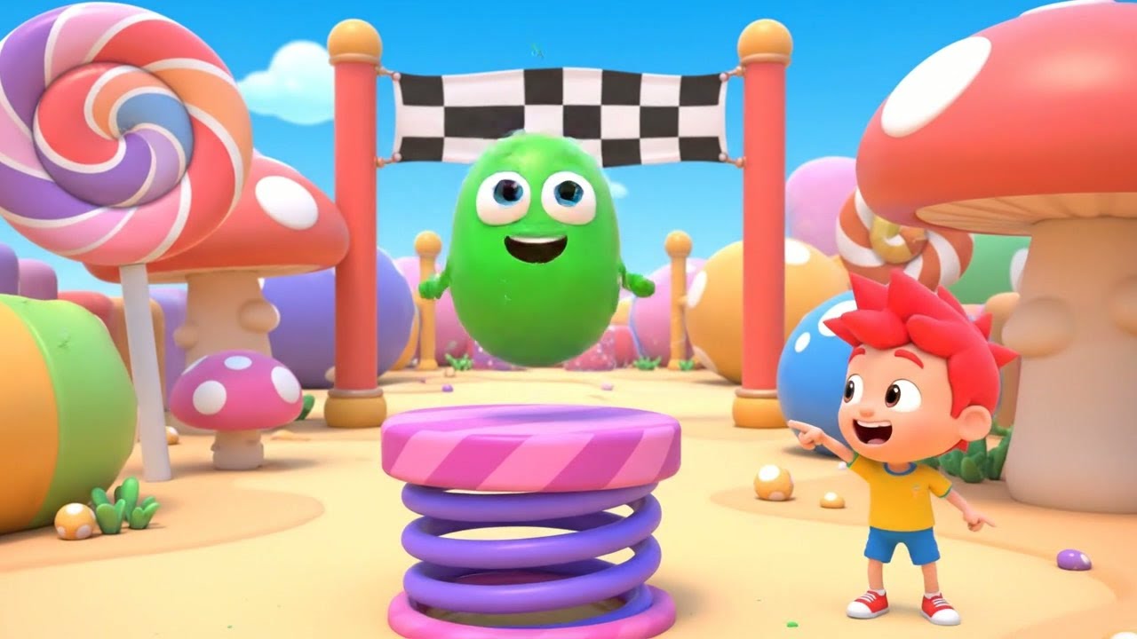 Fall Guys Silly Bean Tumbled in the Goo | Kids Songs & Nursery Rhymes ...