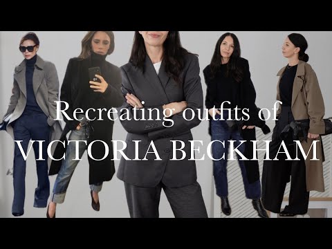 Recreating Pinterest Outfits of VICTORIA BECKHAM. #shopyourcloset