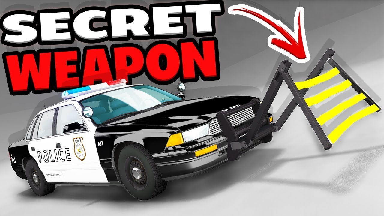 THE POLICE SECRET WEAPON! WHEEL GRABBER TAKEDOWNS! - BeamNG Drive Wheel ...