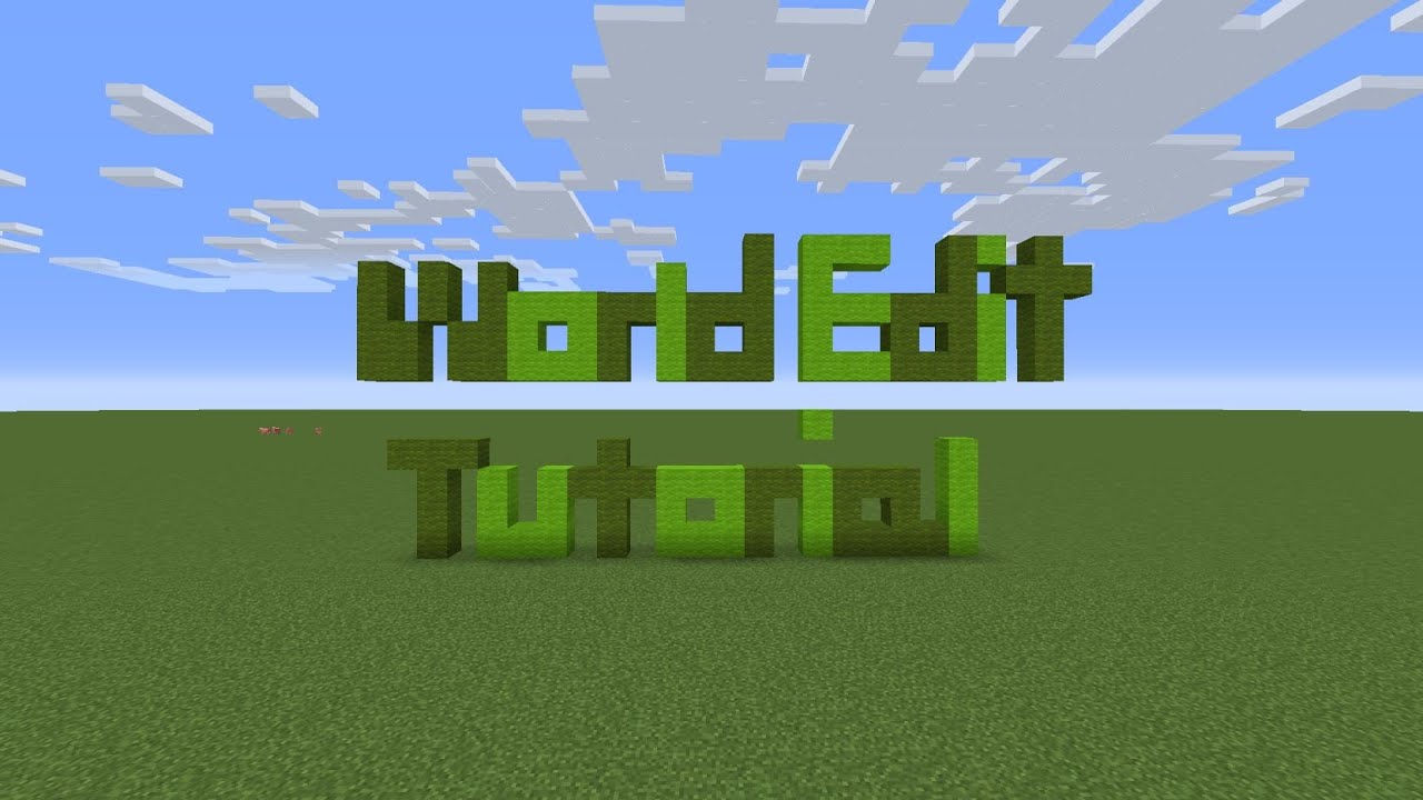Minecraft World Edit Tutorial //walls //naturalize //line //hcy l ...