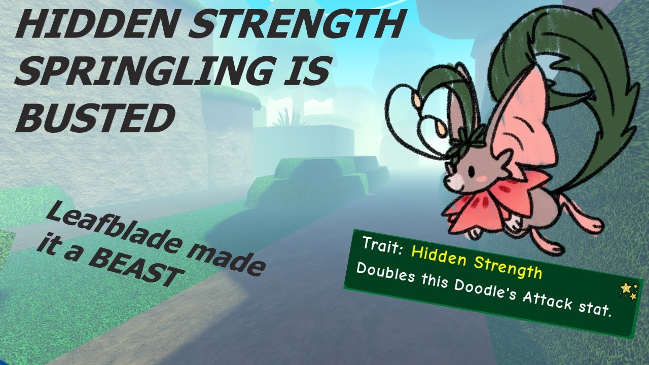 HIDDEN STRENGTH SPRINGLING IS SO STRONG | Doodle World PvP - YouTube