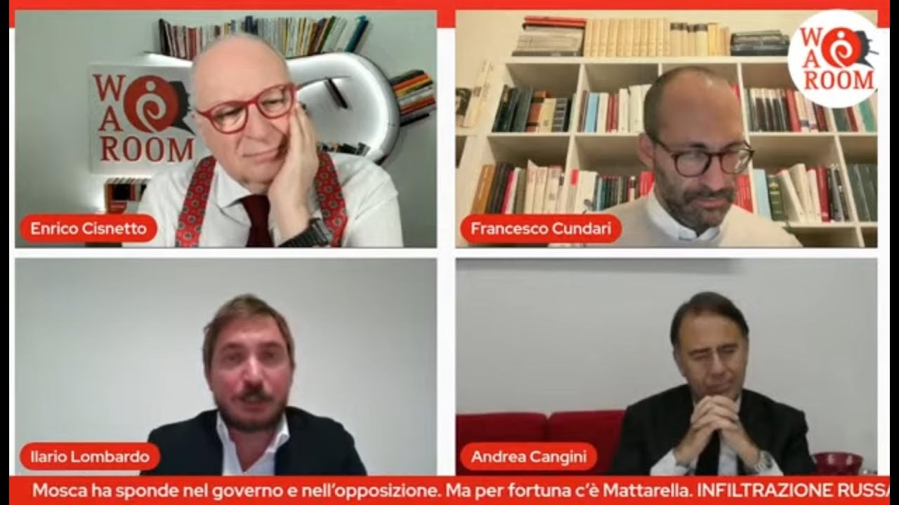 War Room di Enrico Cisnetto con Andrea Cangini, Francesco Cundari e ...