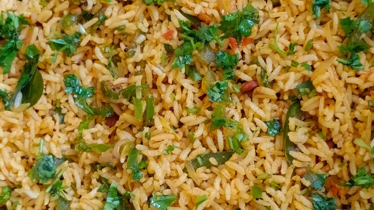 Try This Tasty 😋 And Easy Capsicum Rice Recipe|How To Make Capsicum ...