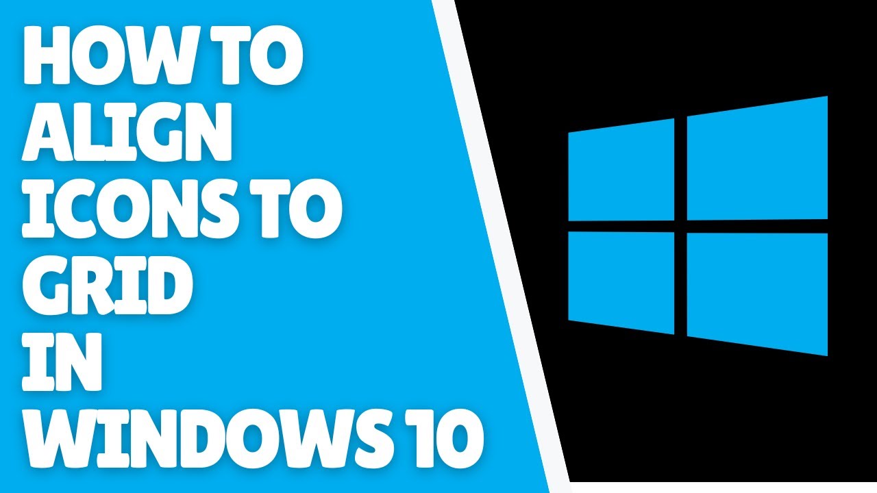 How to Align Icons to Grid in Windows 10 | EasyTutorial - YouTube