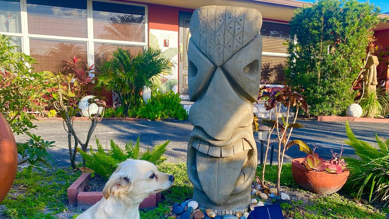 DIY Cement Craft Statue. Restoring, Resurfacing, my Cement Statue. DIY ...