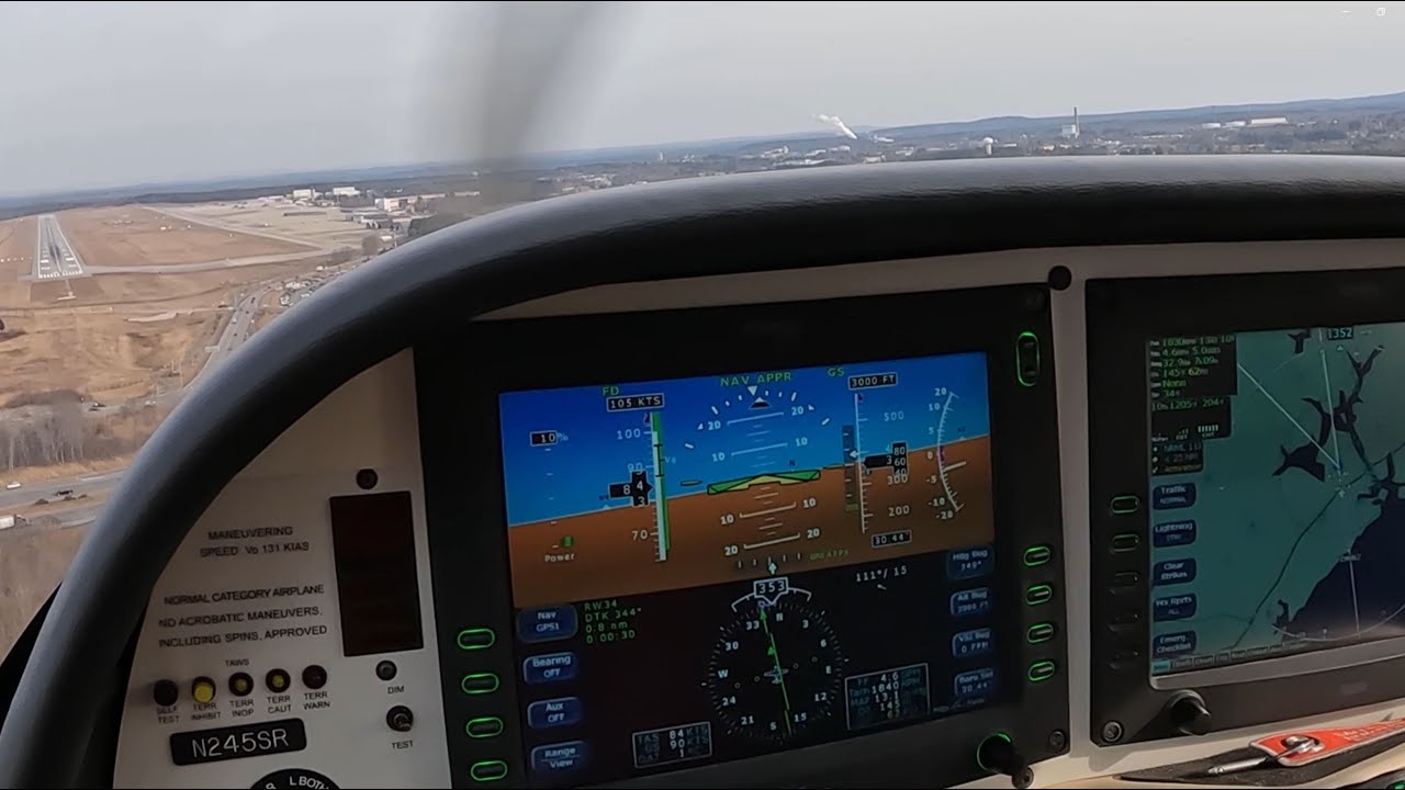 Touch and Go at Portsmouth Intl at Pease (KPSM) - YouTube