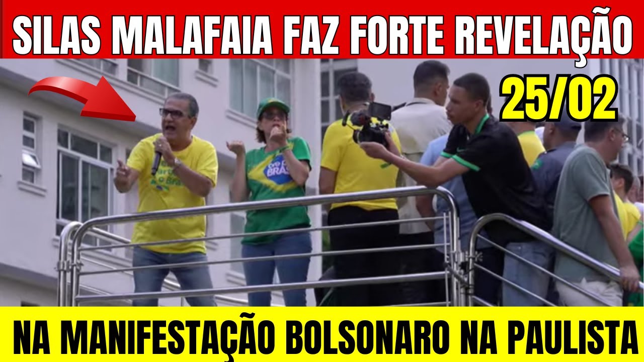 FALA DO PR. SILAS MALAFAIA TRÁS FORTE REVELAÇÃO NA MANIFESTAÇÃO DO ...