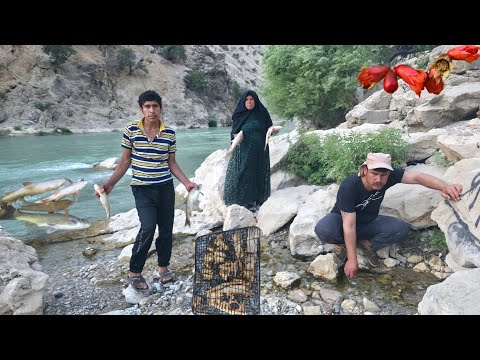 🎣 The secret of mountain nomad fishing | A technique that was hidden from generation to generation!