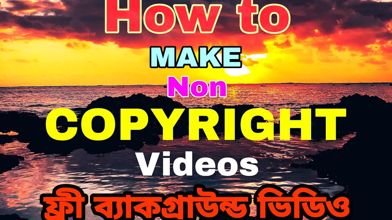How to make Non copywrite background video within a minute | pixaloop ...