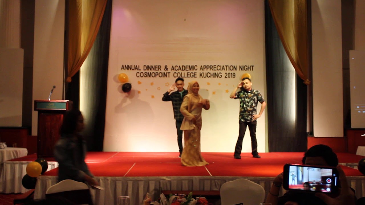 DTM students Performance in Annual Dinner Cosmopoint 2019 - YouTube