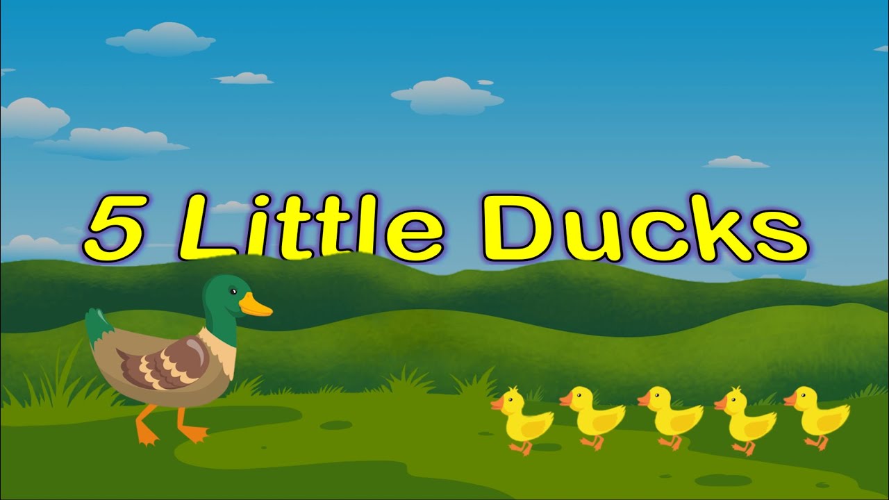 Five Little Ducks | 5 Little Ducks | Kids Song | Nursery Rhyme # ...