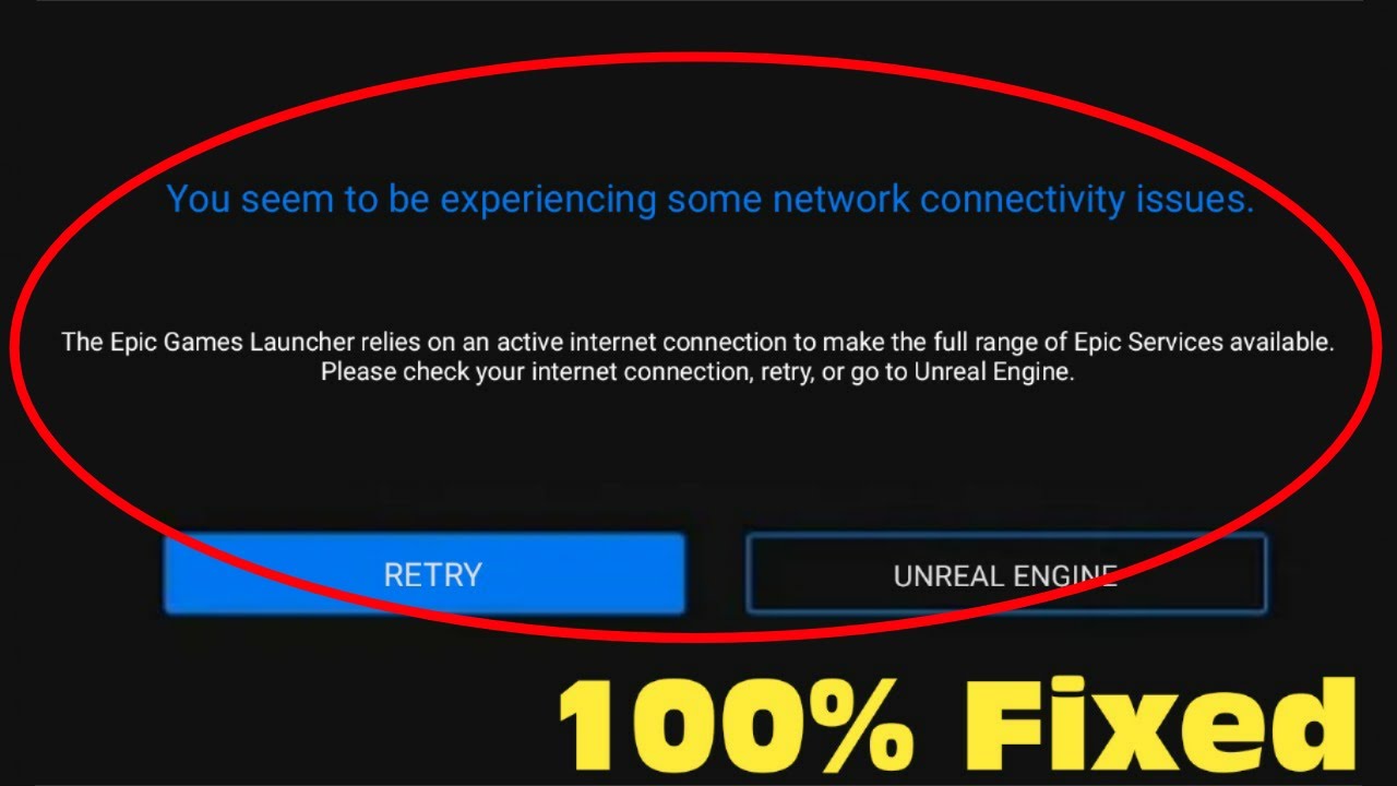How To Fix The Epic Games Launcher || You Seem To Be Experiencing Some ...