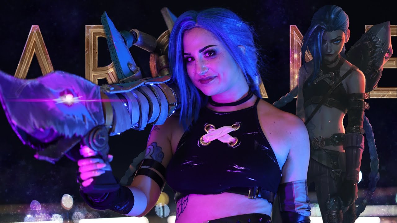 JINX COSPLAY MAKEUP | Arcane/League of Legends - YouTube