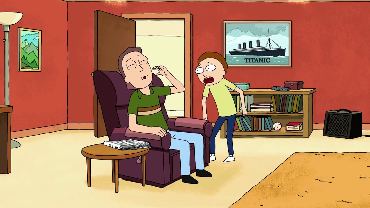 Rick and morty morty jr runs from his youth - YouTube