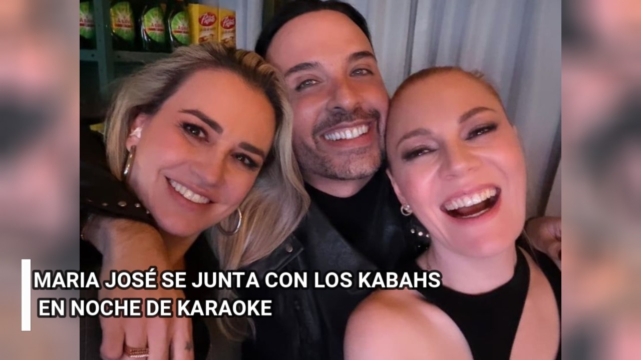 MARIA JOSÉ SE JUNTA CON LOS KABAH´S EN NOCHE DE KARAOKE - YouTube