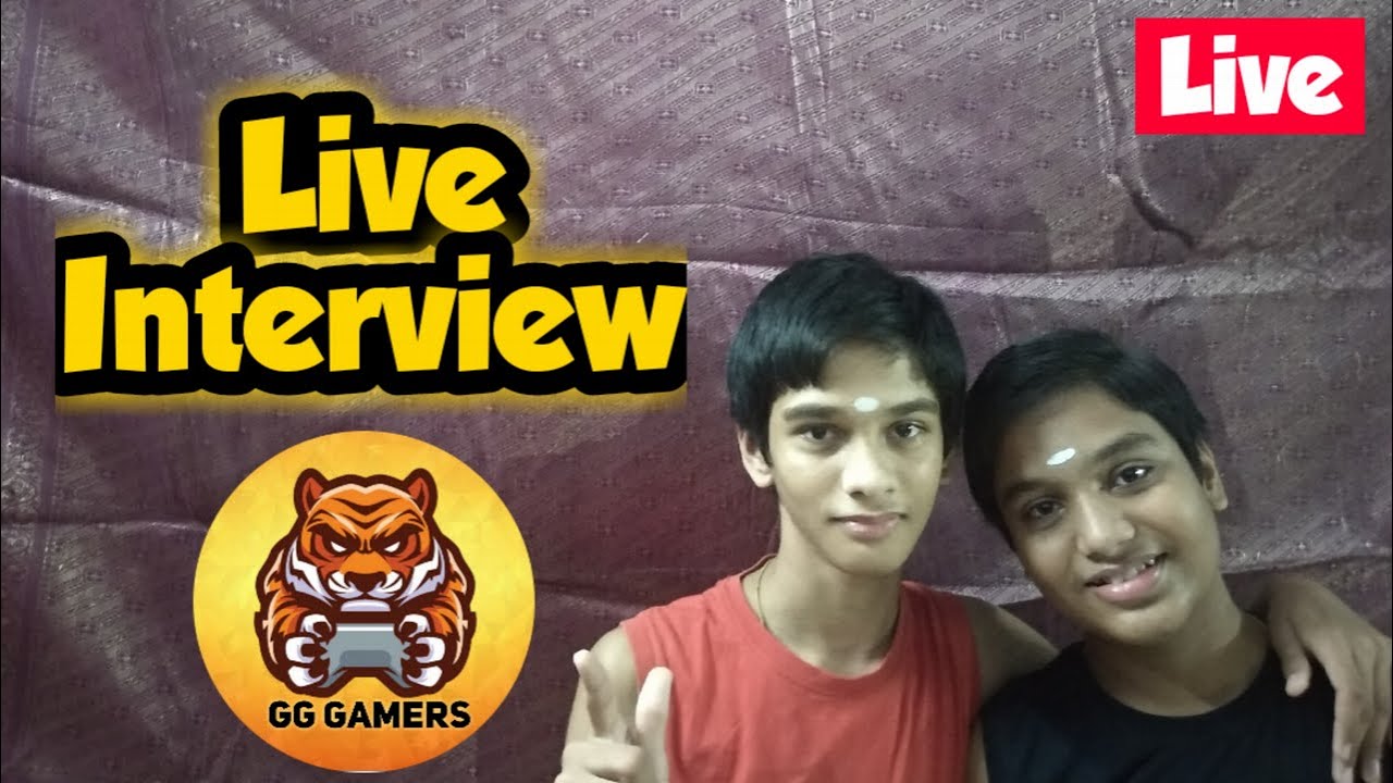 🔴 Live Interview with our Friends and Cousins | GG Gamers - YouTube