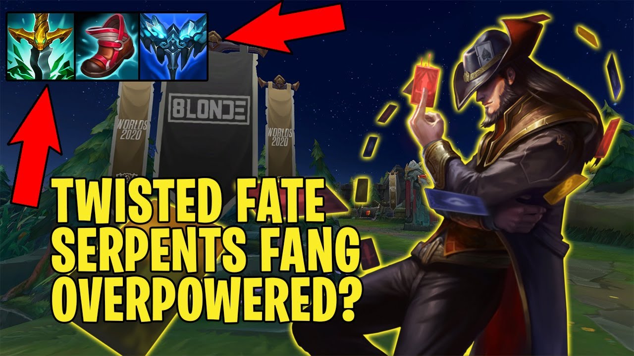 TWISTED FATE SERPENTS FANG OP? Crushing GM ELO! BEST SHIELD COUNTER IN ...