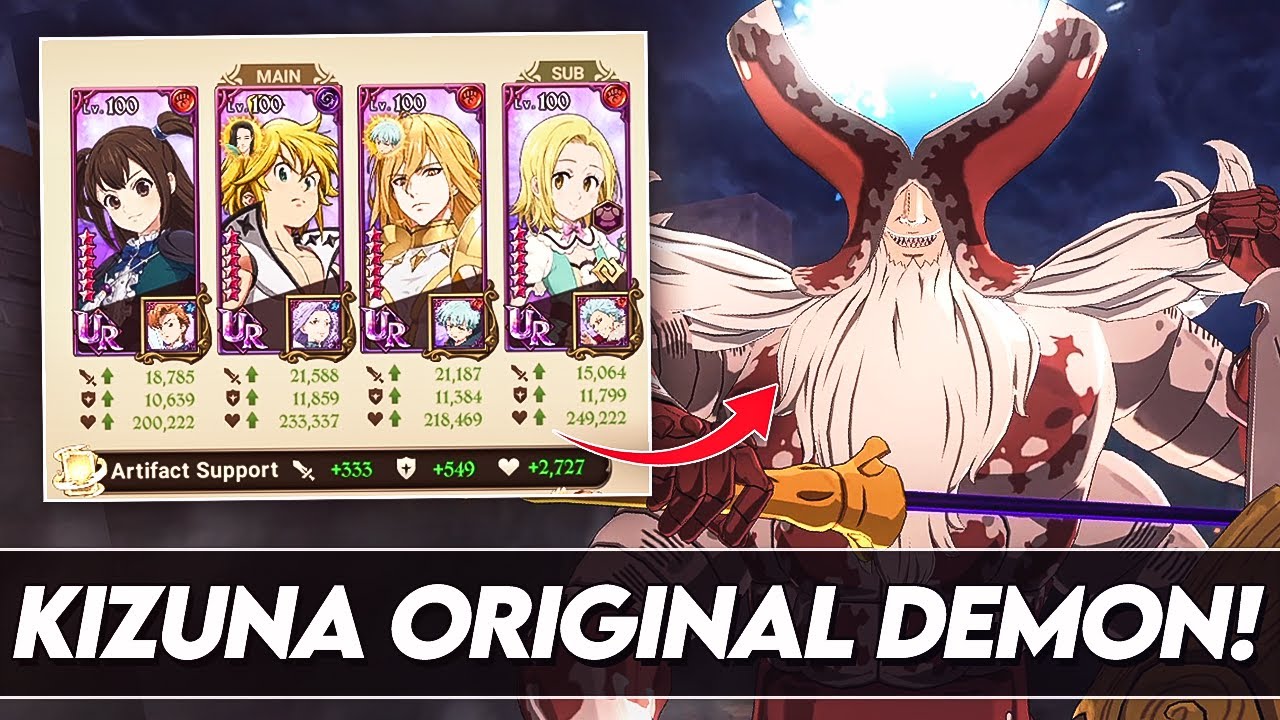 *CONSISTENT 3 TURN CLEAR* F2P Kizuna Original Demon Guide! (7DS Info ...