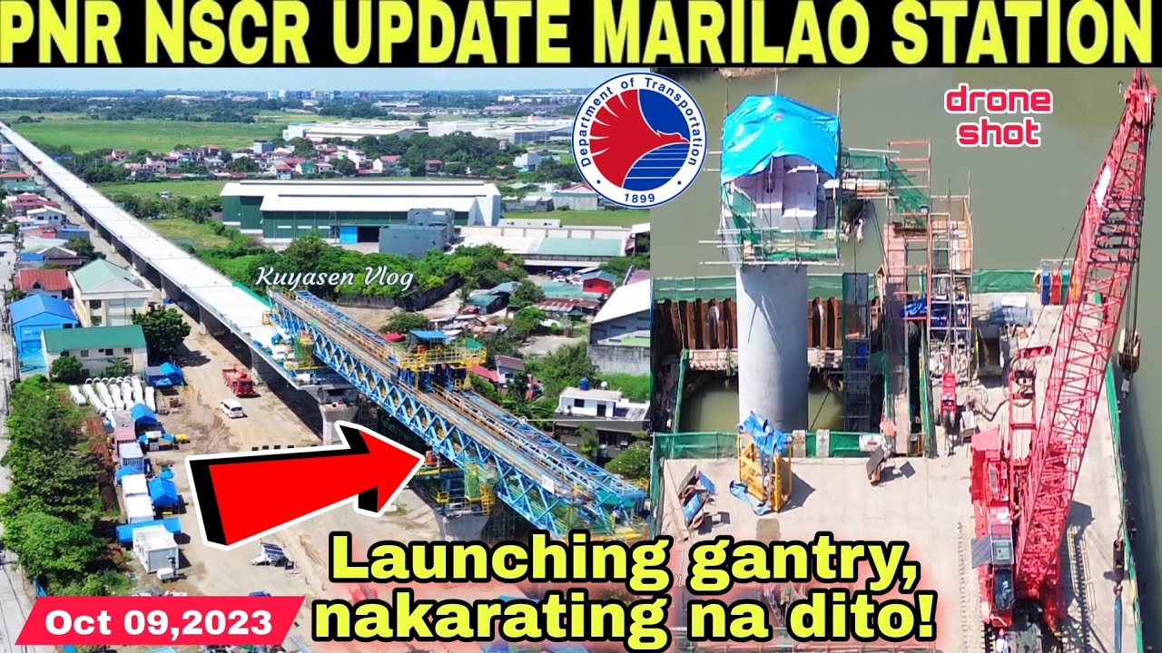 PNR NSCR UPDATE MARILAO STATION|BULACAN|Sept 09,2023|build better more ...