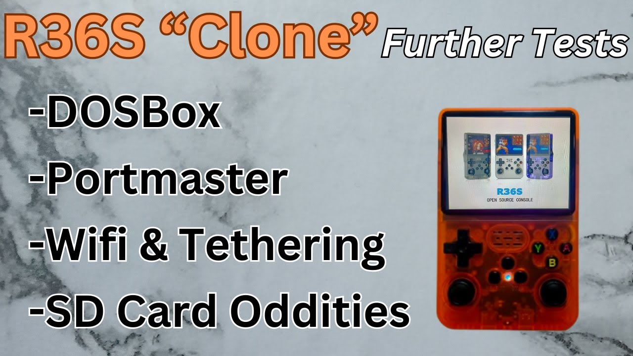 Further Tests on the R36S Clone - YouTube