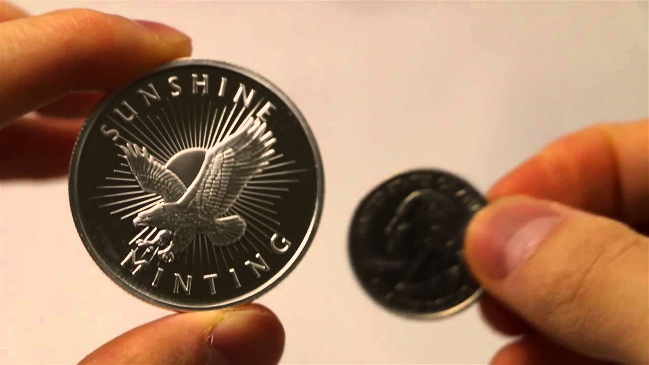 Sunshine Mint V2 1 oz Silver Round - YouTube