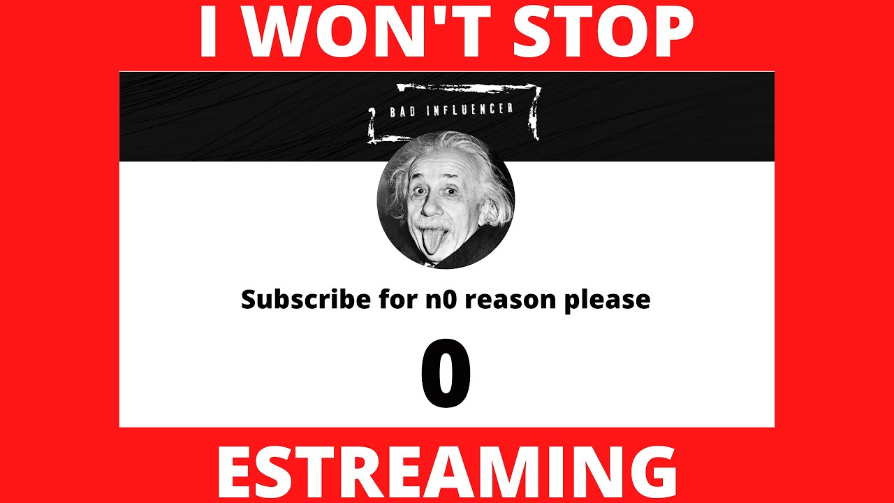 I literally won't stop streaming untill i hit 1000 subscribers - YouTube