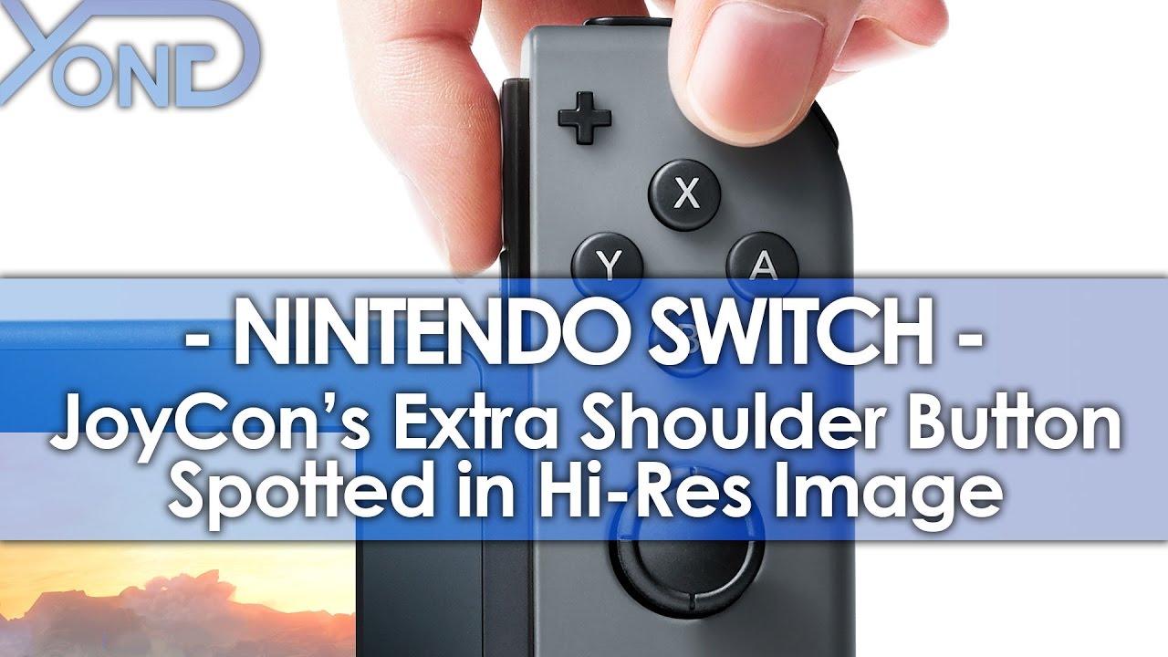 Nintendo Switch - JoyCon's Extra Shoulder Button Spotted in Hi-Res ...