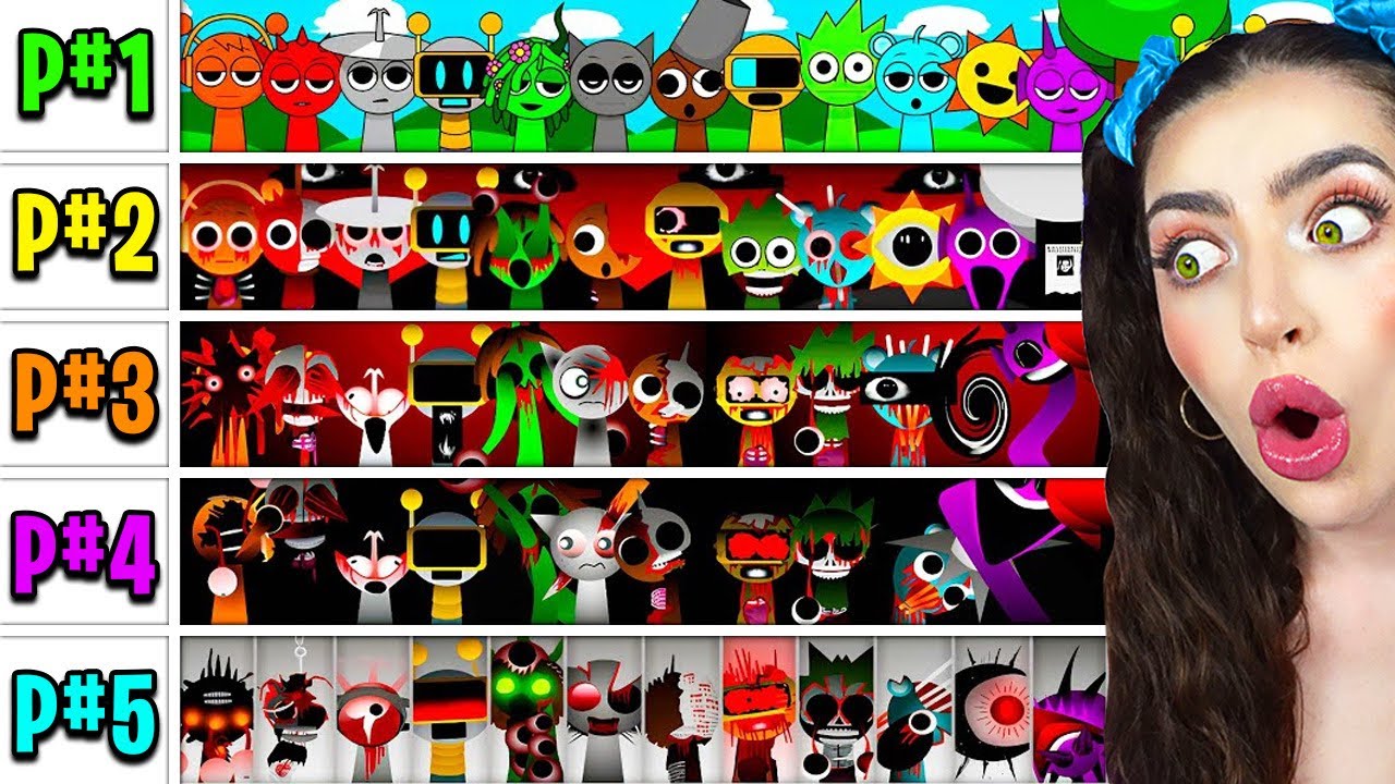 ALL PHASES OF BLACK Incredibox Sprunki! (ALL CHARACTERS TOGETHER ...