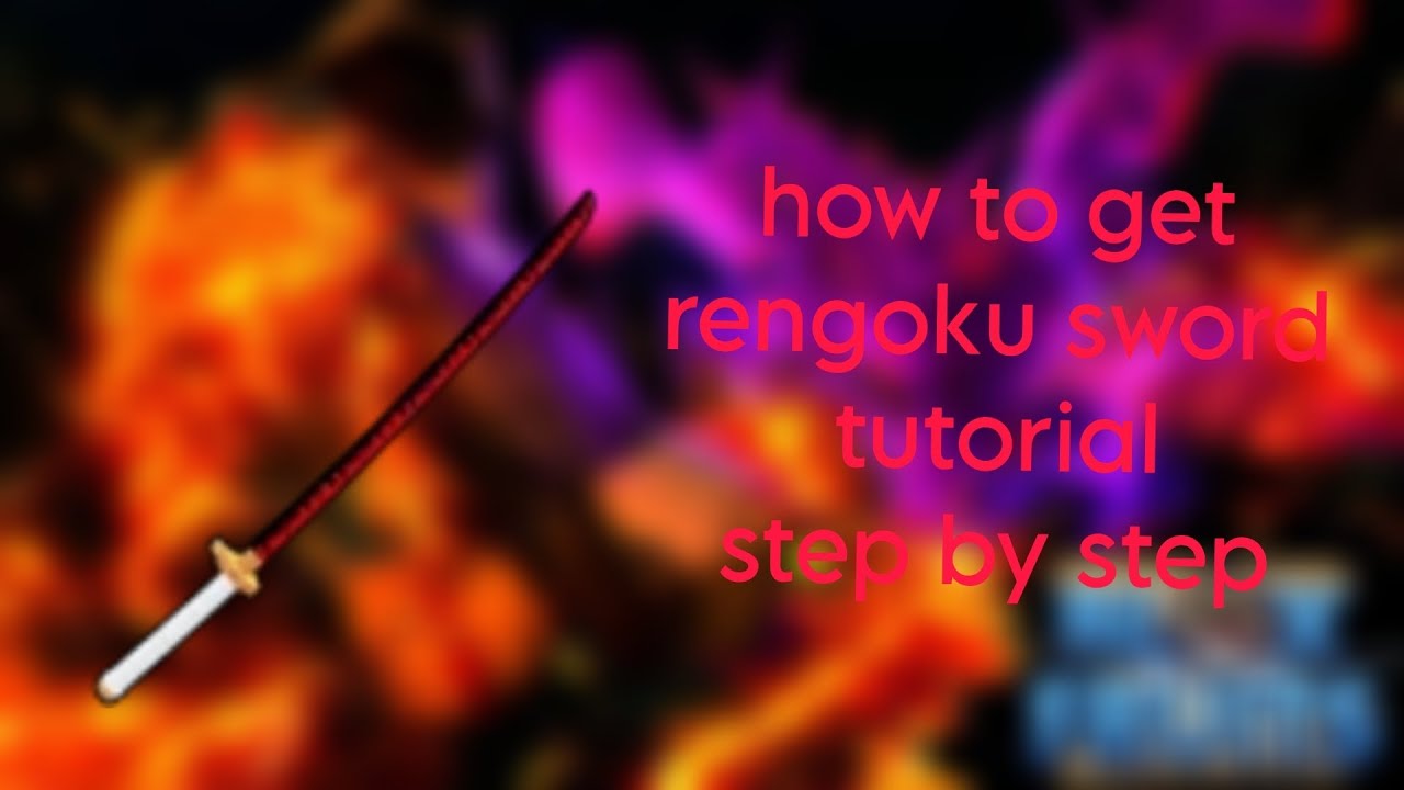 how to get rengoku sword tutorial step by step in Roblox blox fruit ...