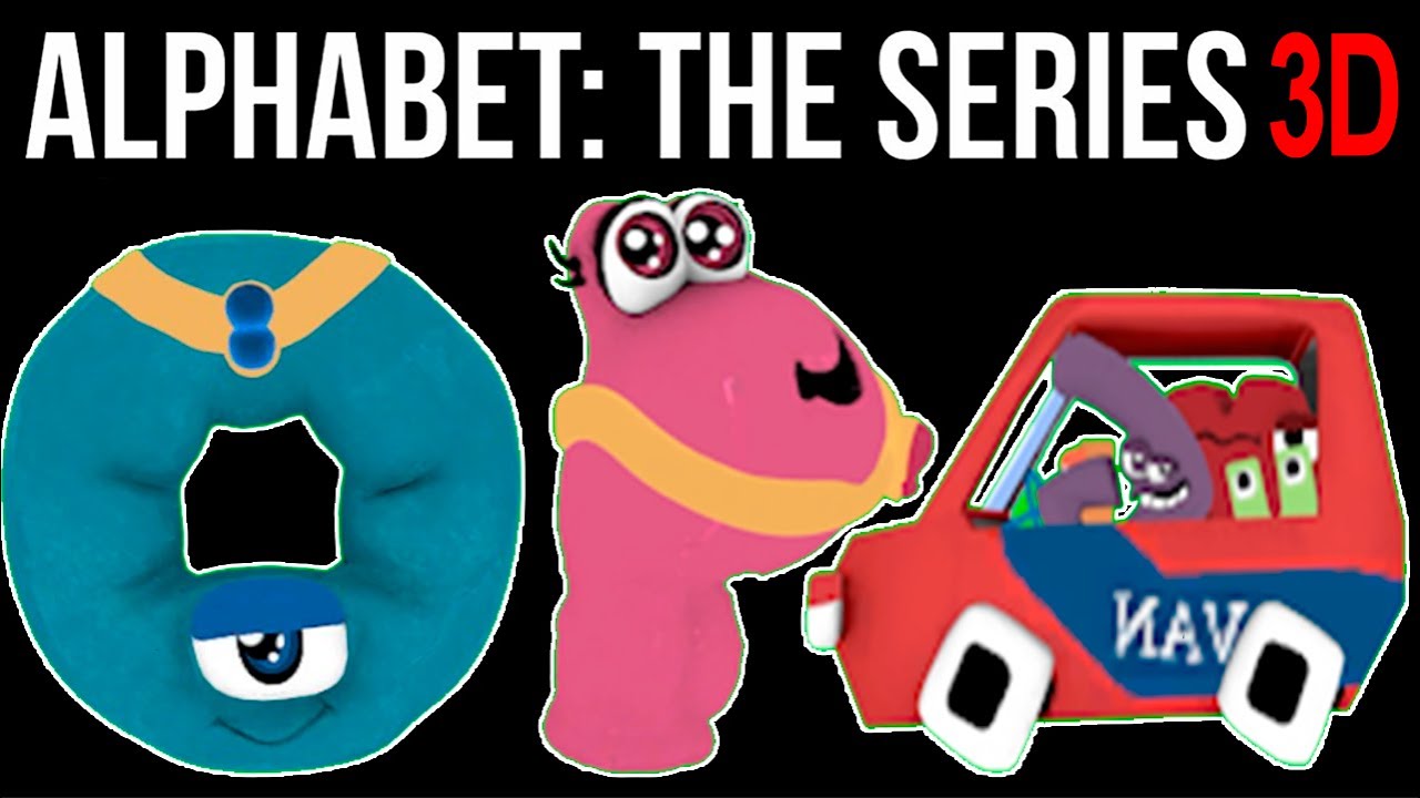 Alphabet Lore Attack Super O P Car Van Different Versions part12 - YouTube