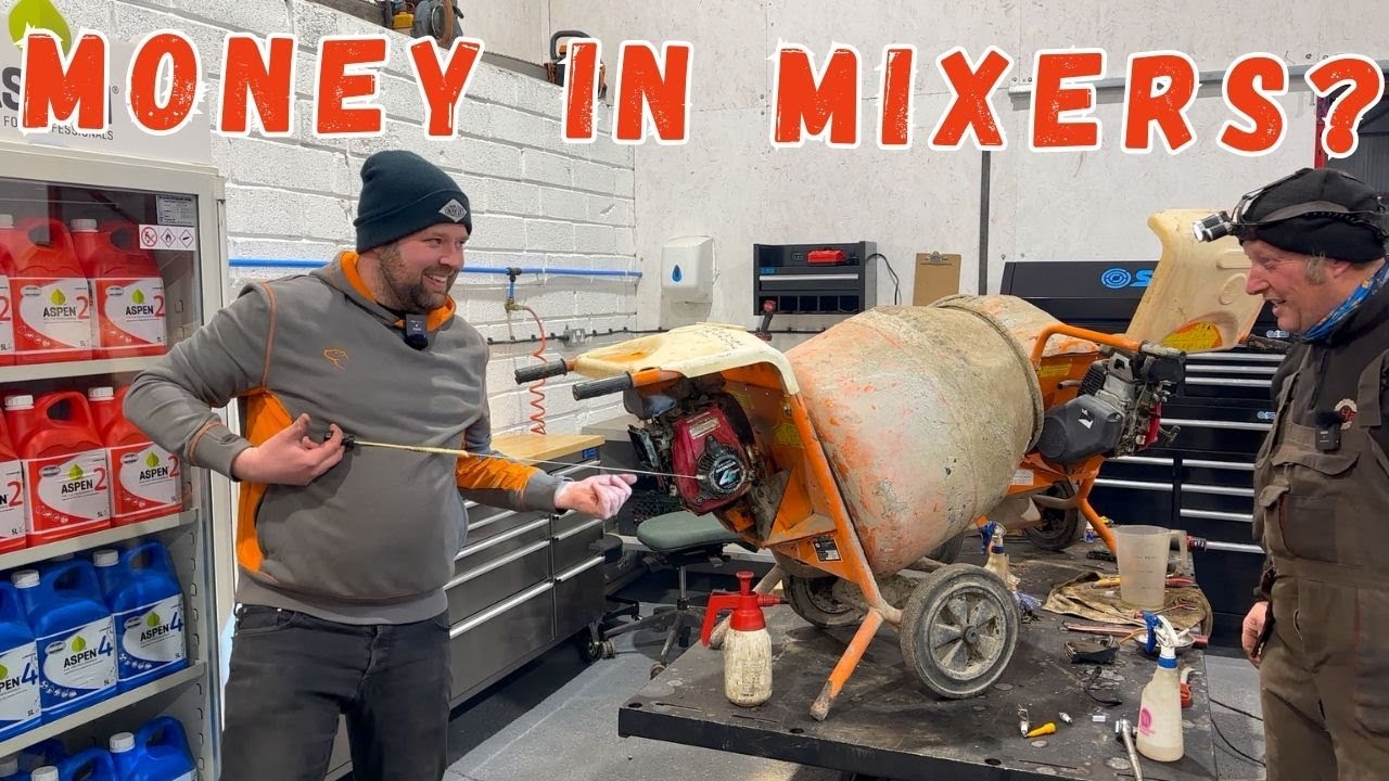Can We Make ANY MONEY from these old CEMENT MIXERS? First we need to ...