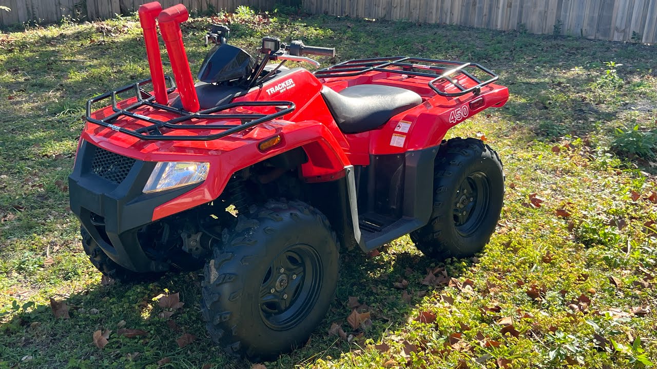 2021 tracker 450 4x4 quick ride. - YouTube