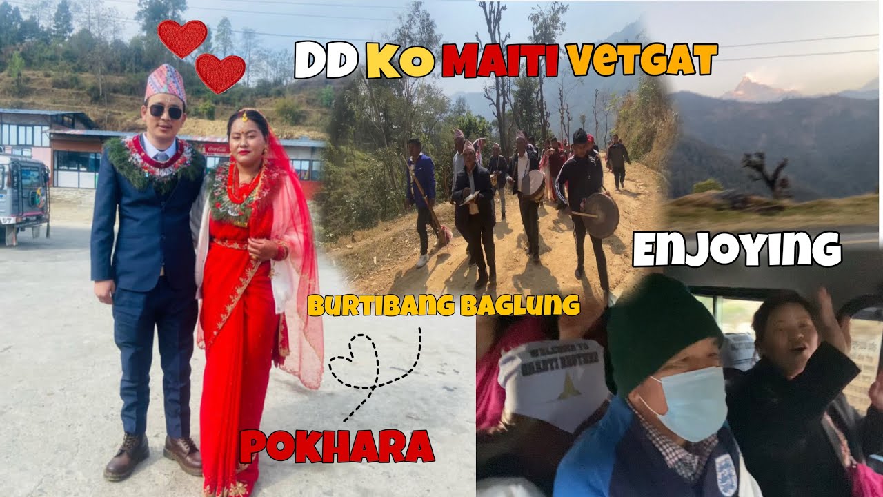 POKHARA TO BURTIBANG BAGLUNG 😱|| MAITI VETGAT || TRAVEL,WEEDING ...