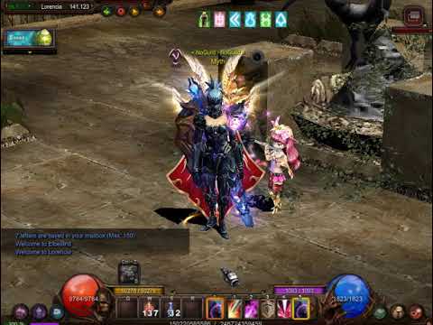 MU Online - Arcadia - Ice Dragon Combination Attempt - YouTube