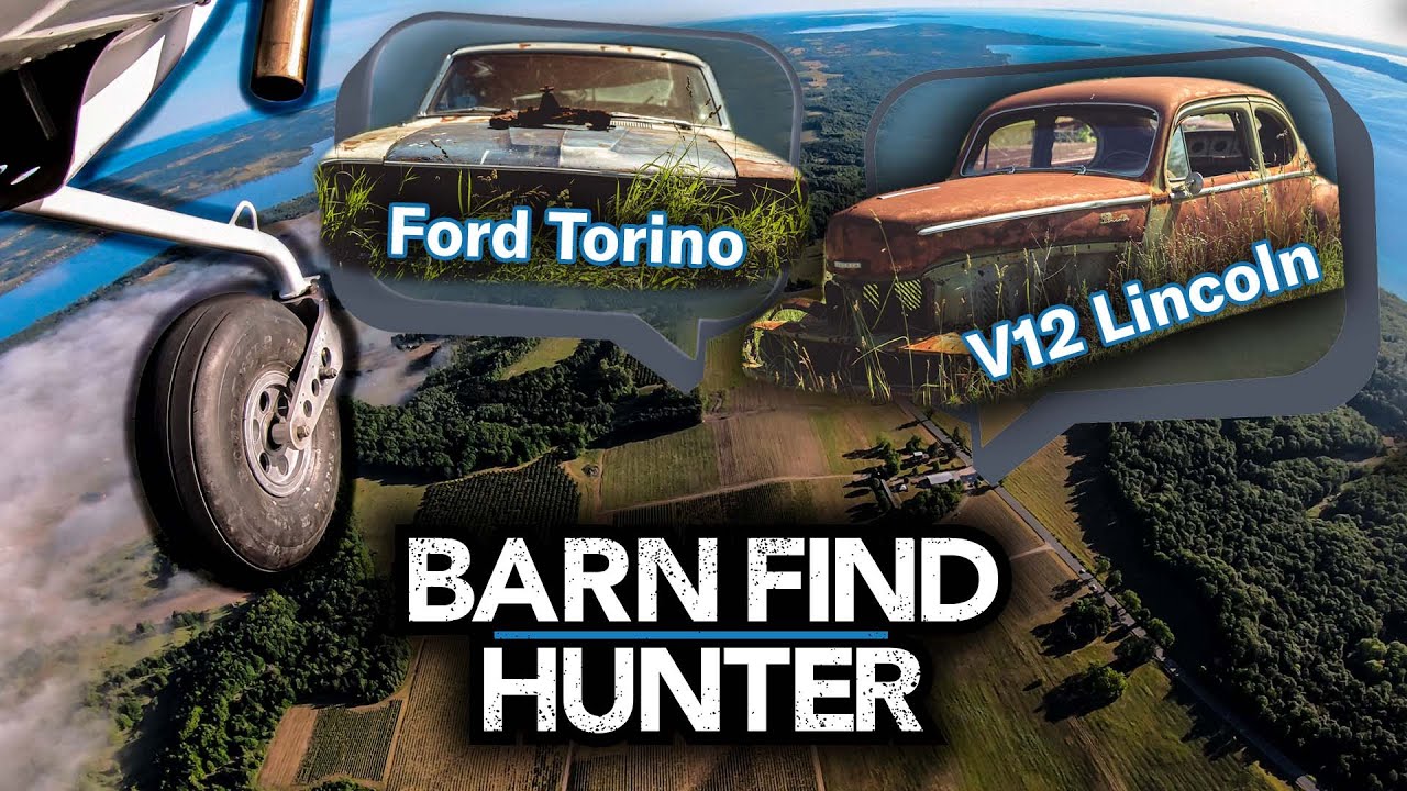 Hunting for cars from an airplane: Ford Torino, V12 Lincoln, & more ...