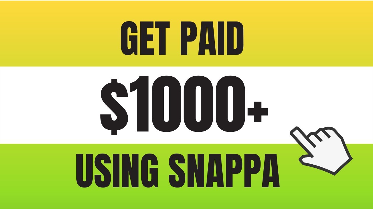 Get Paid $1000+ Using Snappa (FREE) | Make Money Online - YouTube