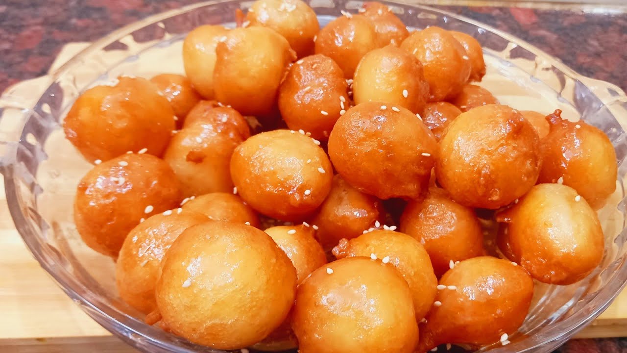 Crispy Outside & Spongy Inside Luqaimat Recipe/Arabian Sweet Dumpling ...