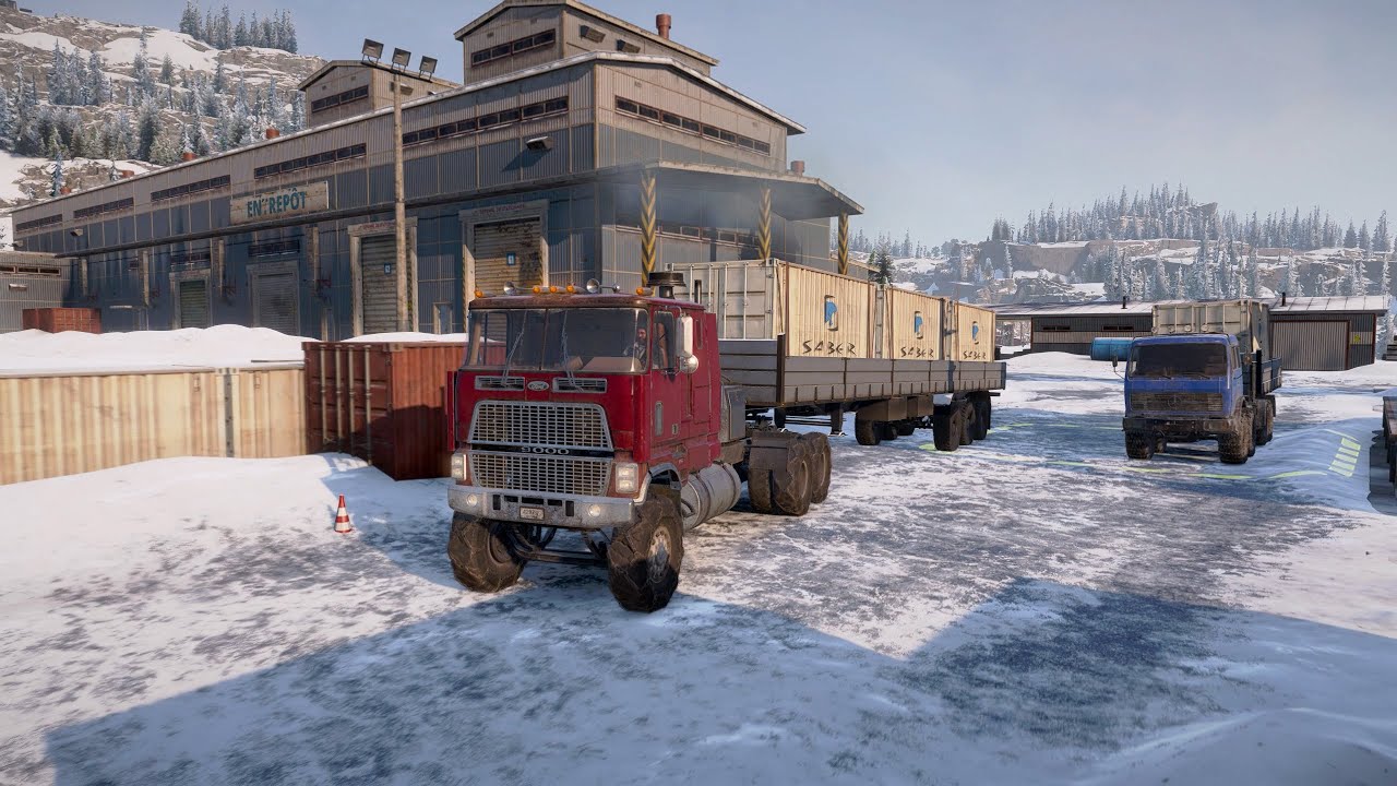 Ford Clt 9000 | Transporting the Cargo Container | SnowRunner season 15 ...