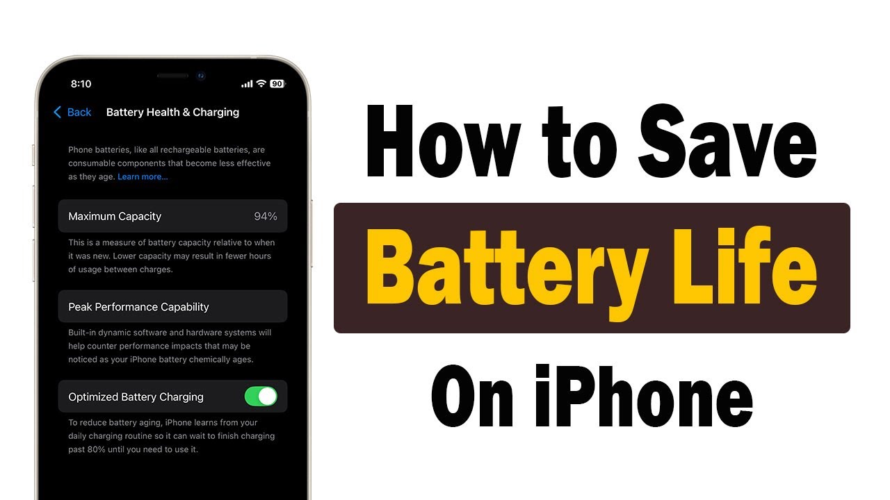 How to Save Battery Life on iPhone! - YouTube