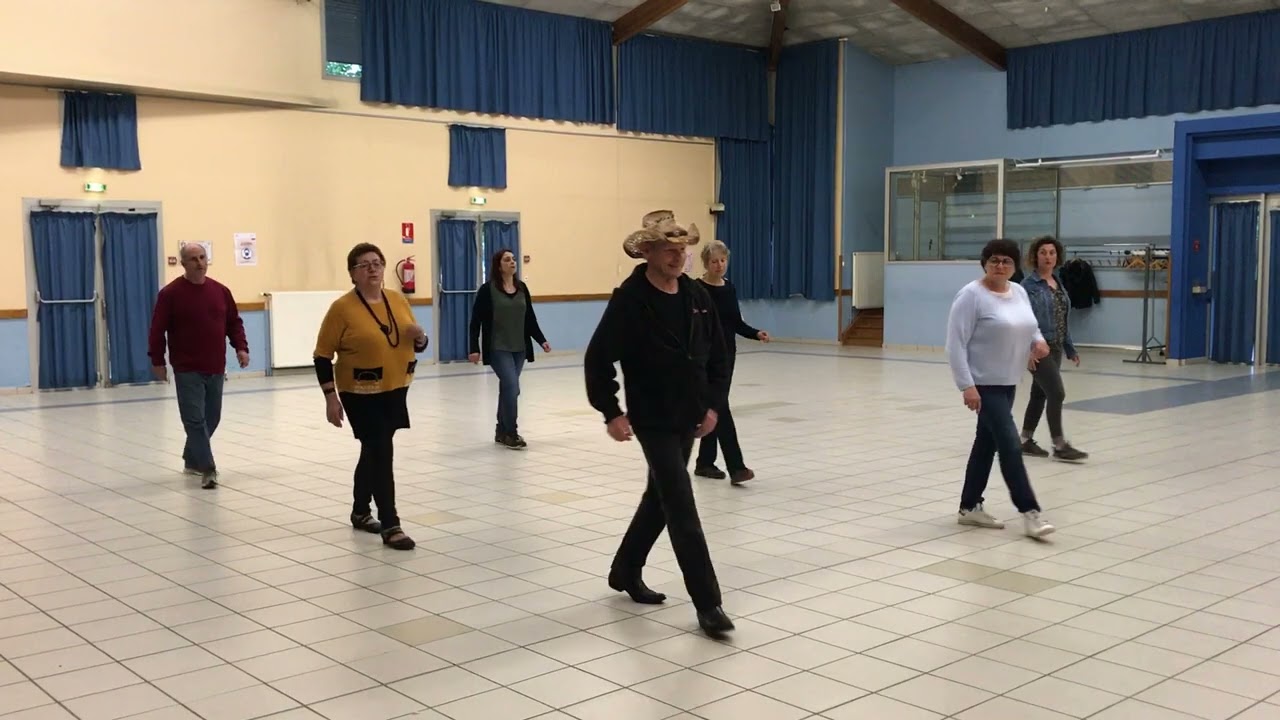 REUNITED - LINE DANCE (Explication des pas et danse) - YouTube